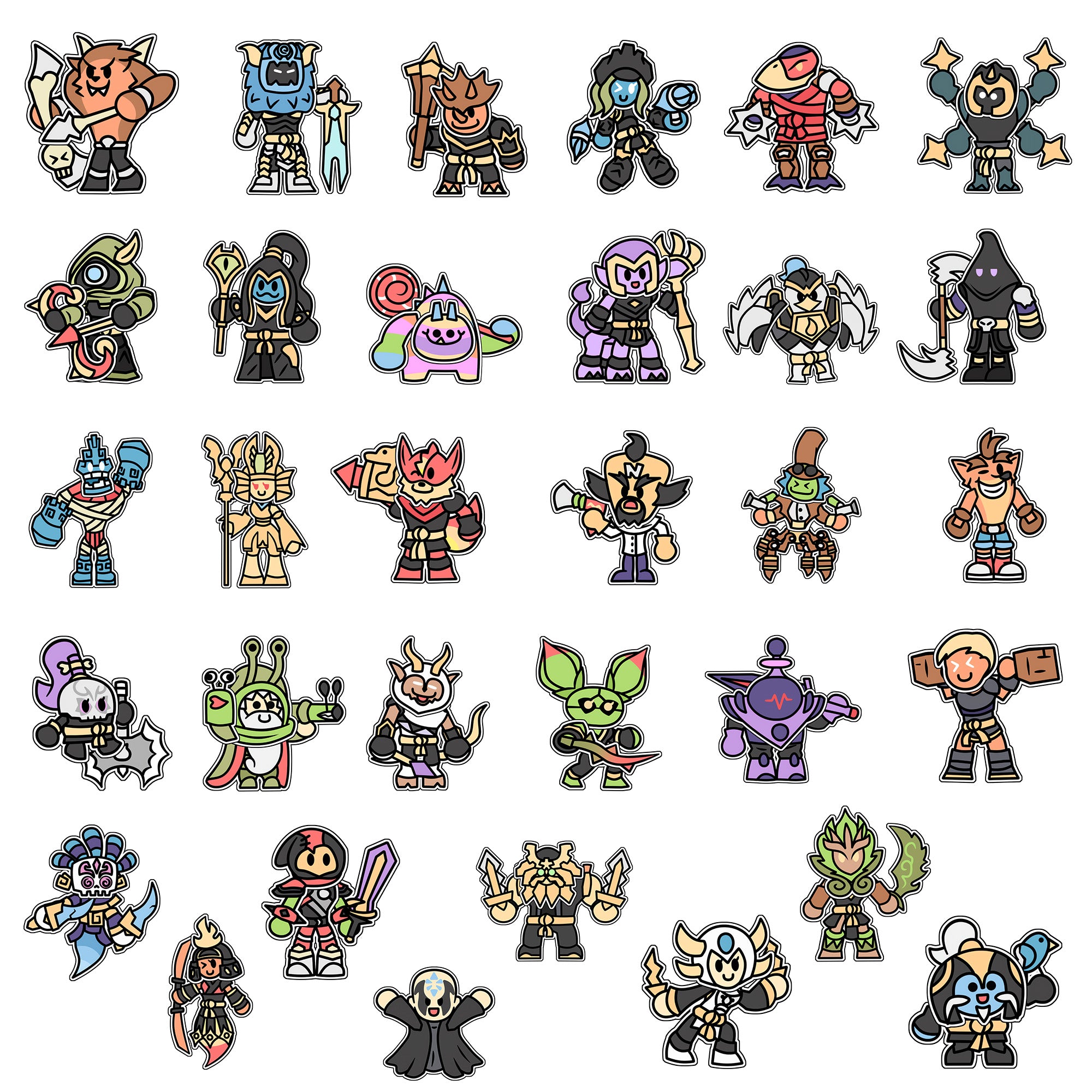 Full Set of Imaginators Stickers – SCL Collectibles