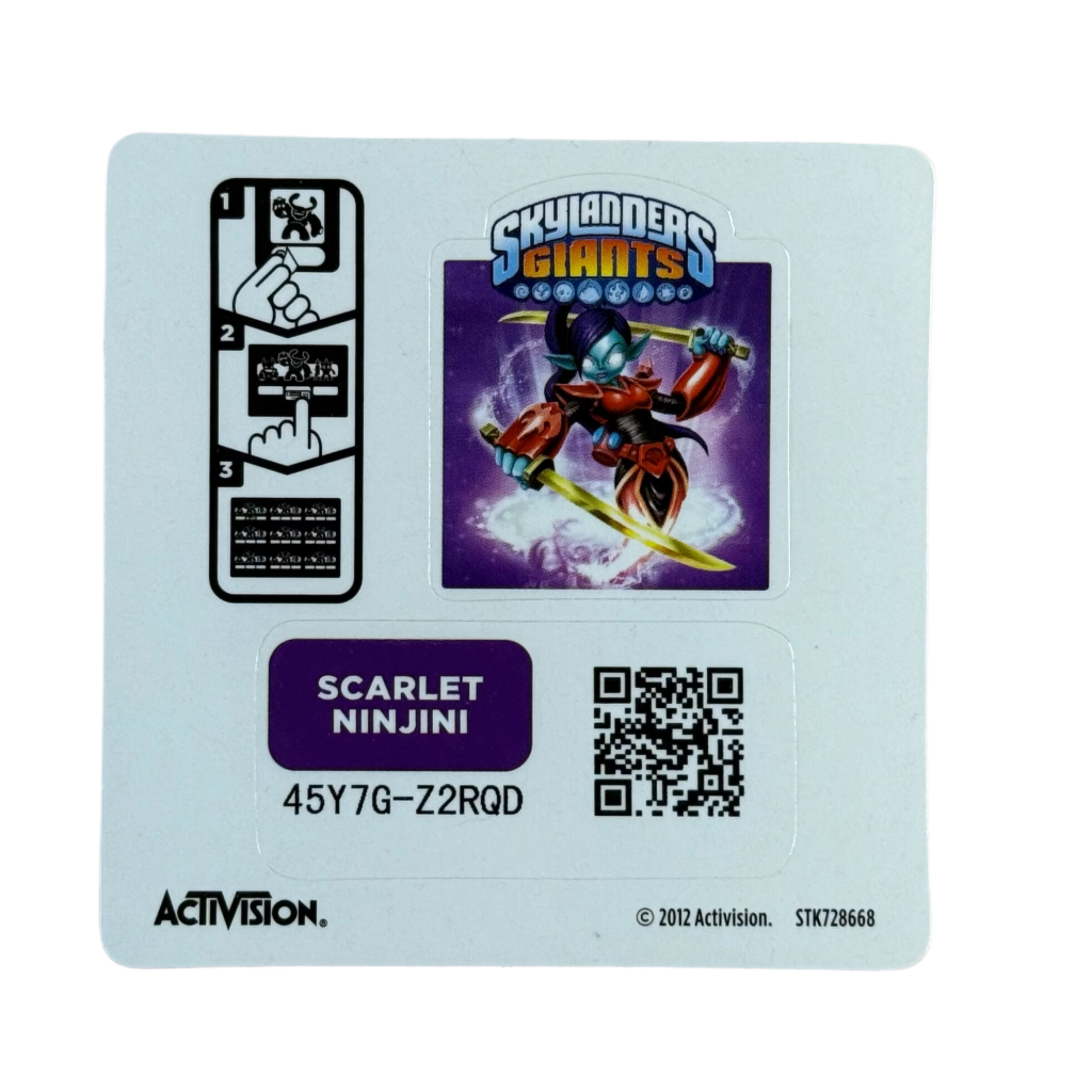 Ninjini (Scarlet) (Sticker Sheet) – SCL Collectibles